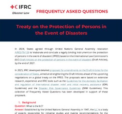 Treaty on the Protection of Persons in the Event of Disasters | IFRC