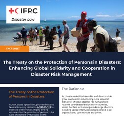 Treaty on the Protection of Persons in the Event of Disasters | IFRC